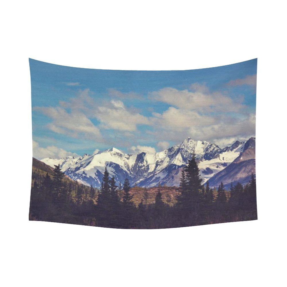PHFZK Landscape Wall Art Home Decor, Adventure Mountains in Alaska with ...