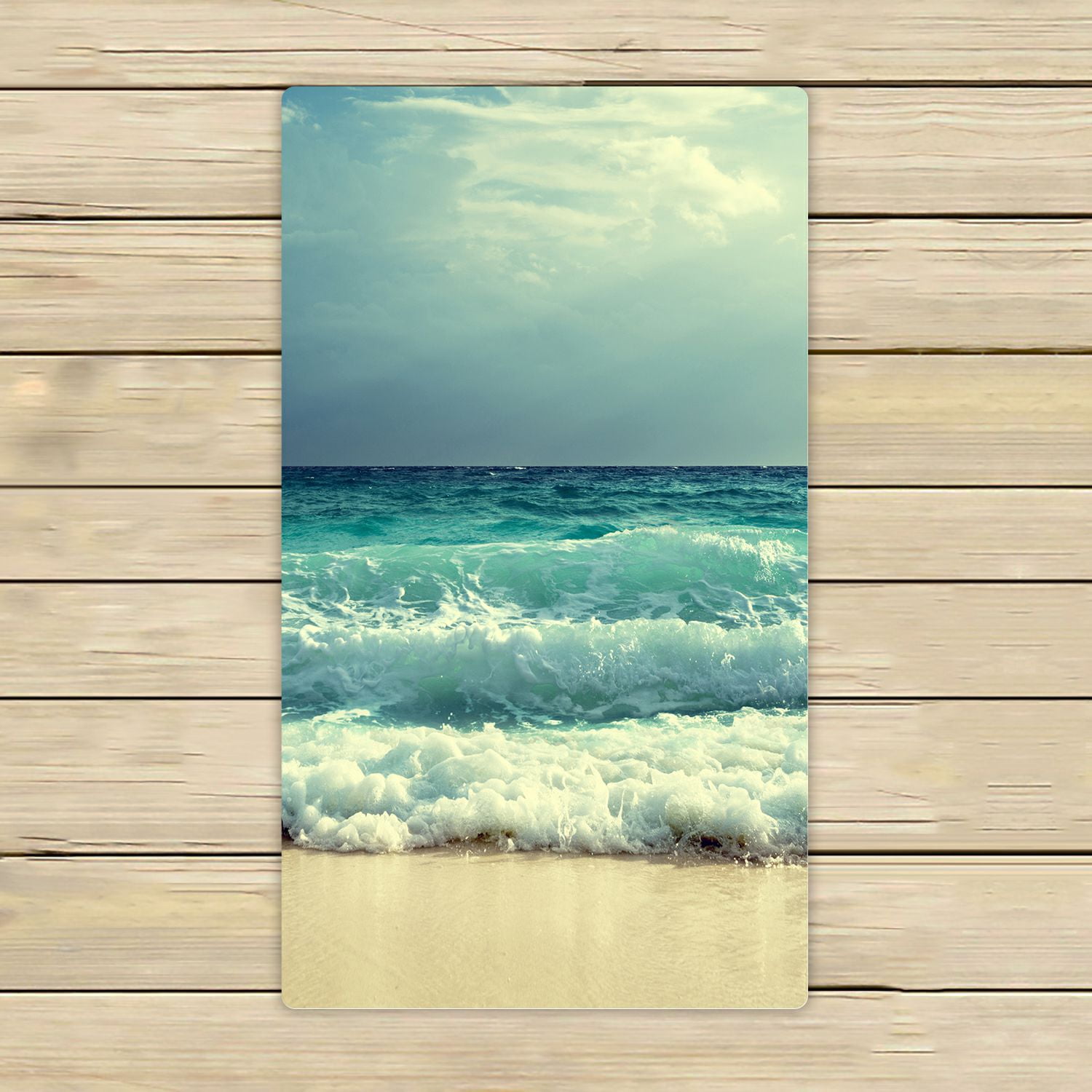 PHFZK Sea Landscpae Towel, Great Ocean Waves at Seychelles Beach Hand ...