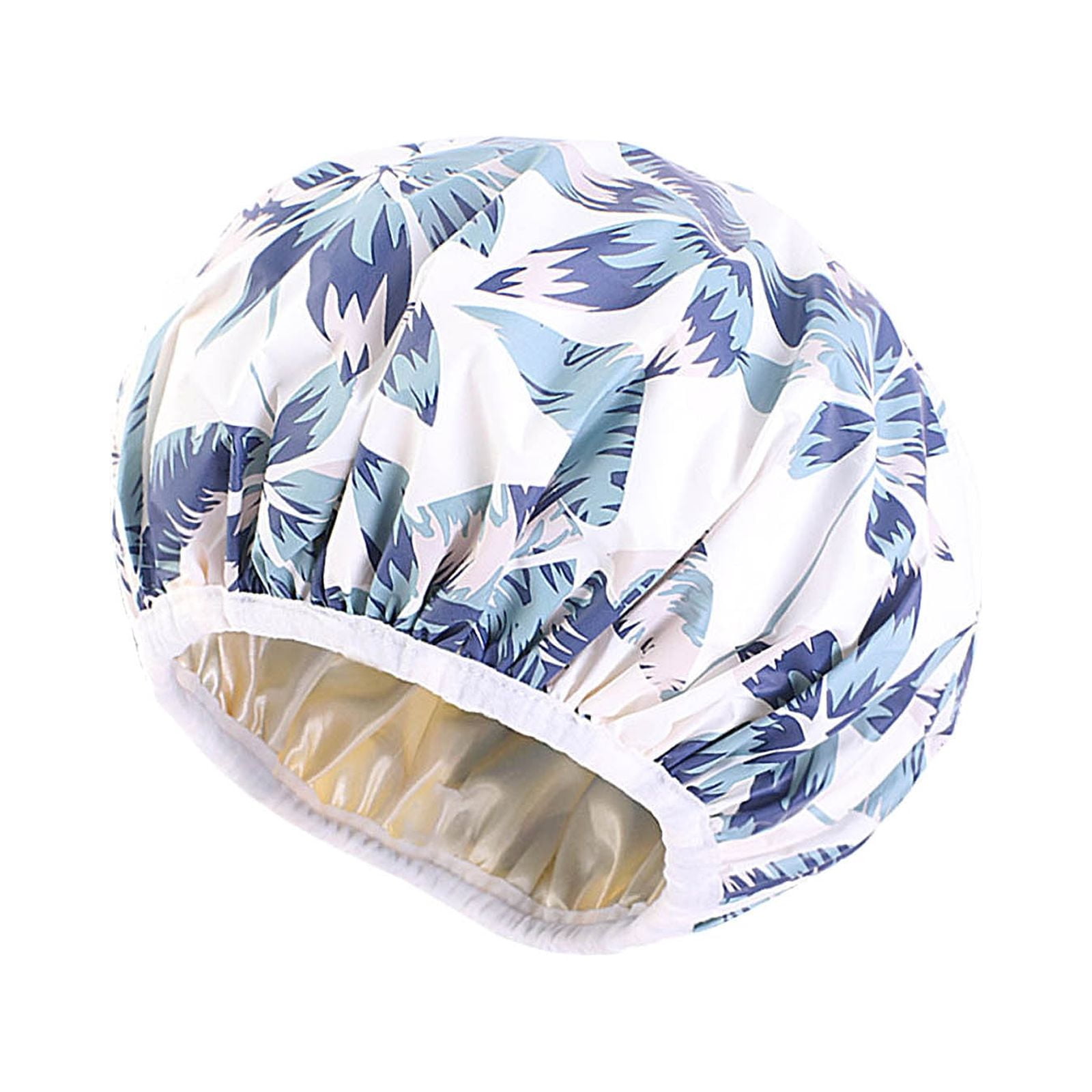 "PHIGZNT Extra Large Double Layer Shower Cap, Waterproof EVA Lined ...