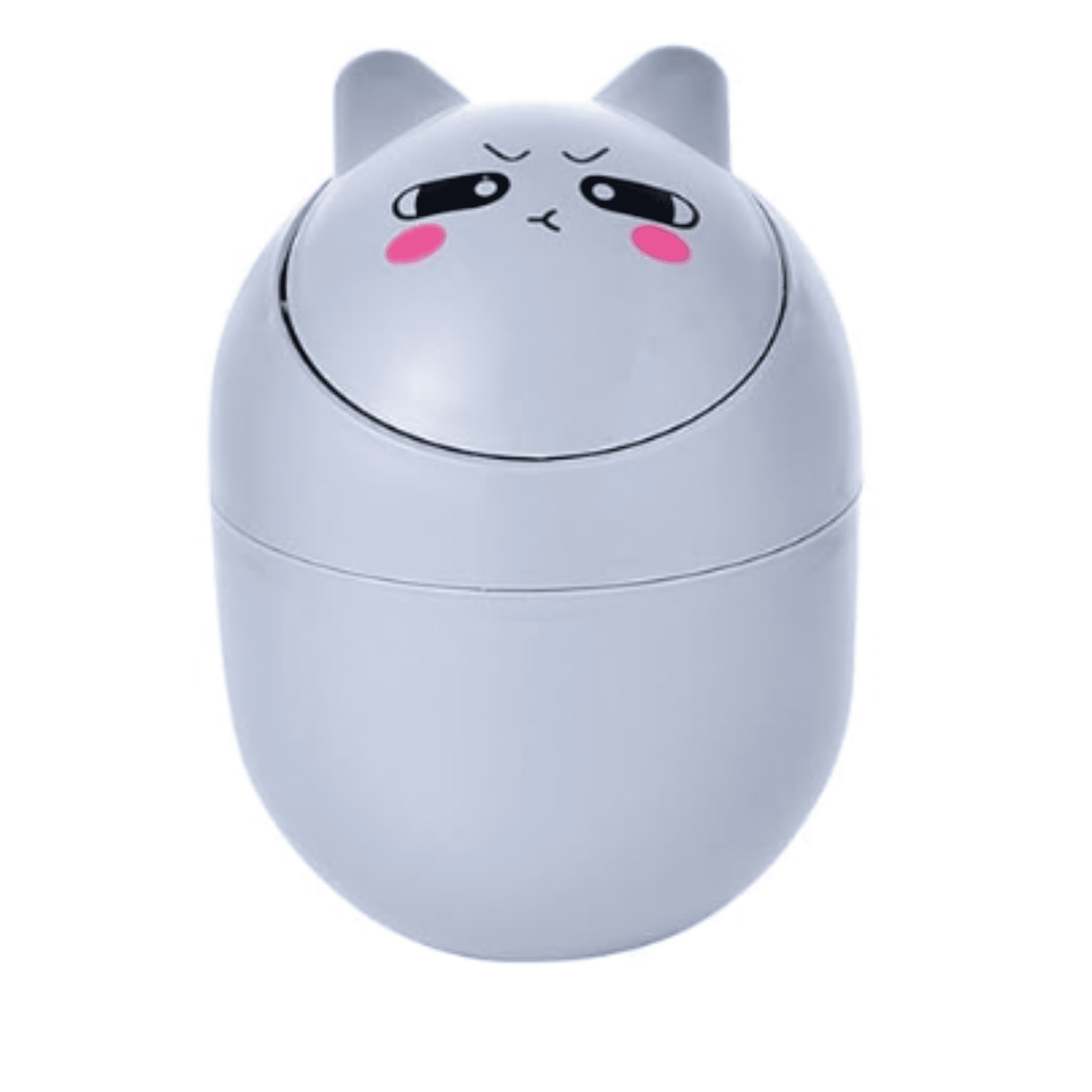 PHIGZNT Cute Desktop Trash Can Wastebasket with Lid, Creative Mini ...
