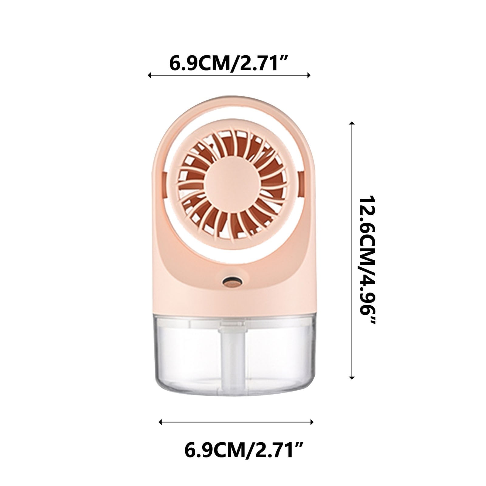 PHIGZNT Desk Fan 9inch Portable Table Fan Misting Humidifier 3 Speeds ...