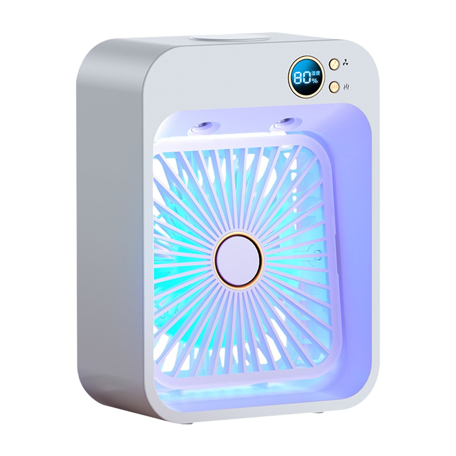 PHIGZNT Portable Ice Fan Air Cooler With water For Frost Cube Fan, 3 In ...