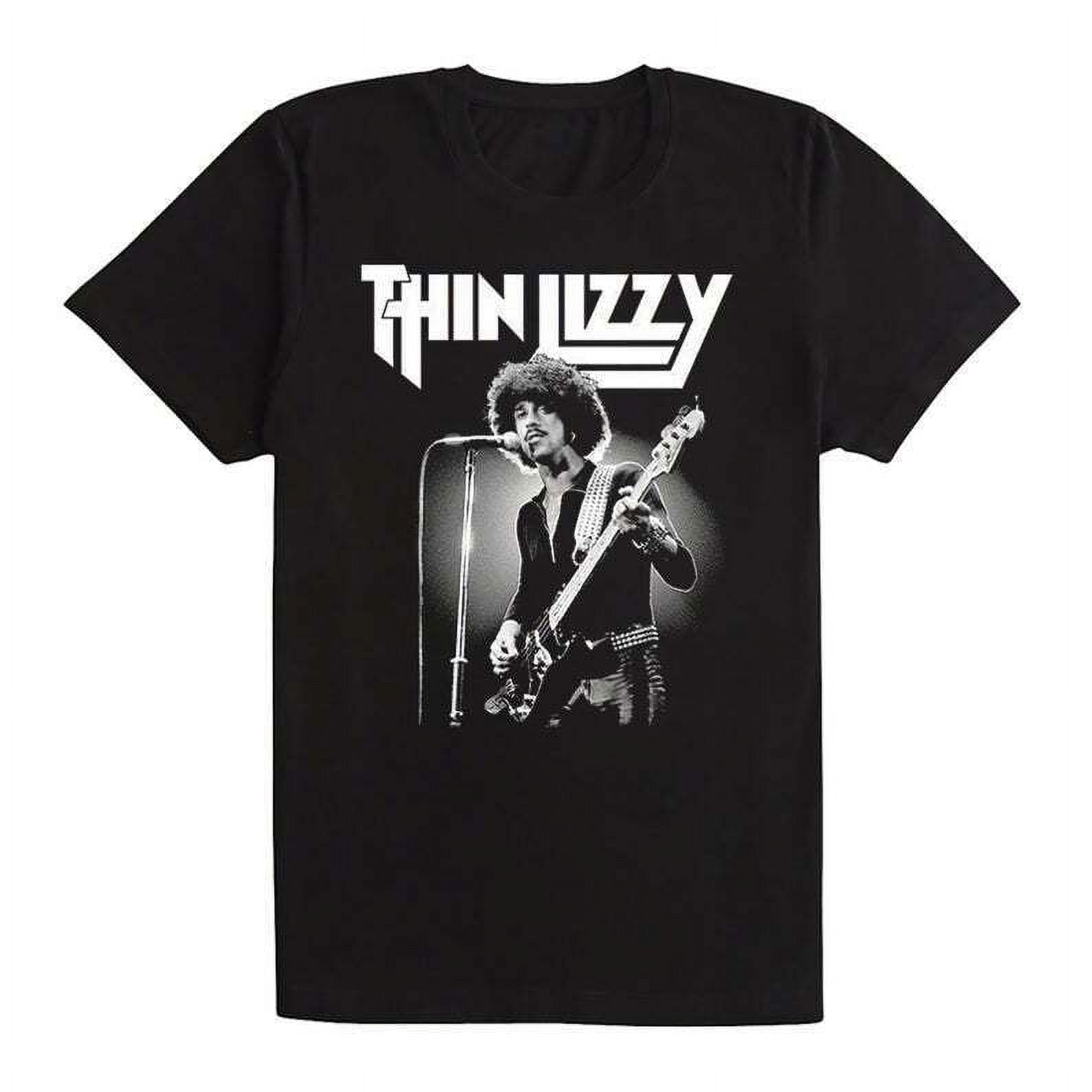 PHIL LYNOTT Thin Lizzy Tee Women Men Black Cotton T Shirt Size S-4XL ...