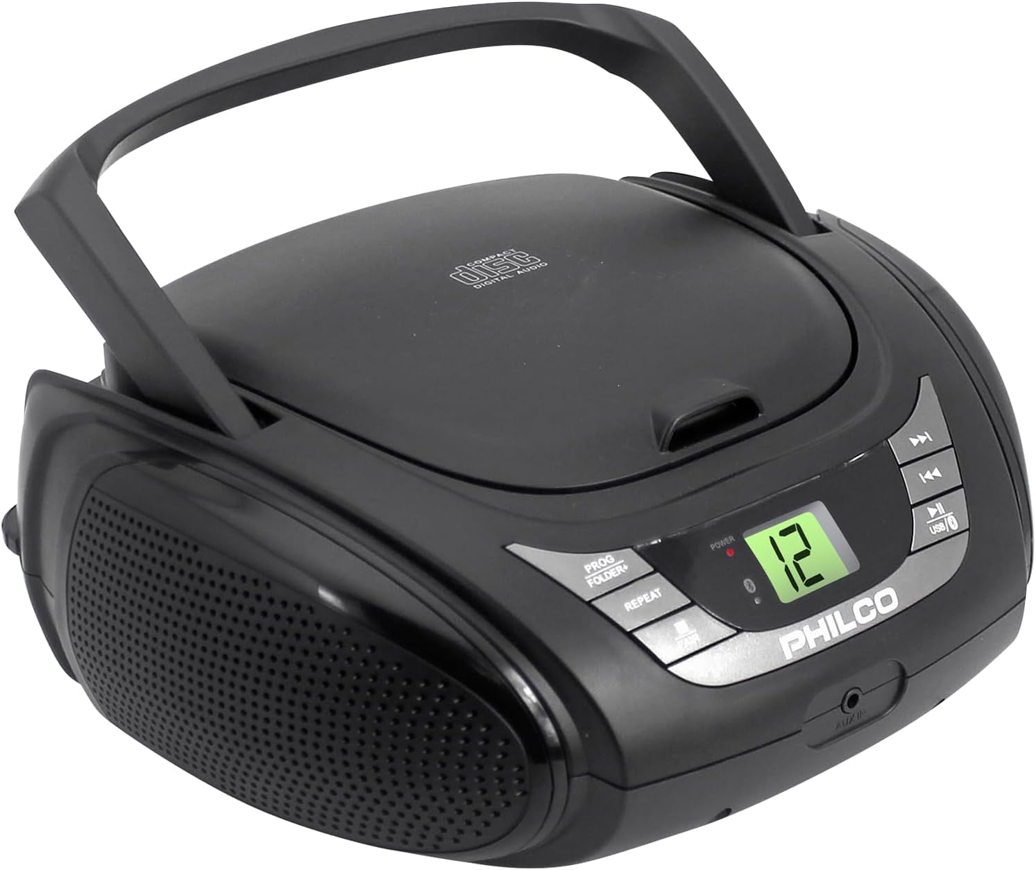 Philco Portable Bluetooth Boombox with CD Player | CD Player is ...