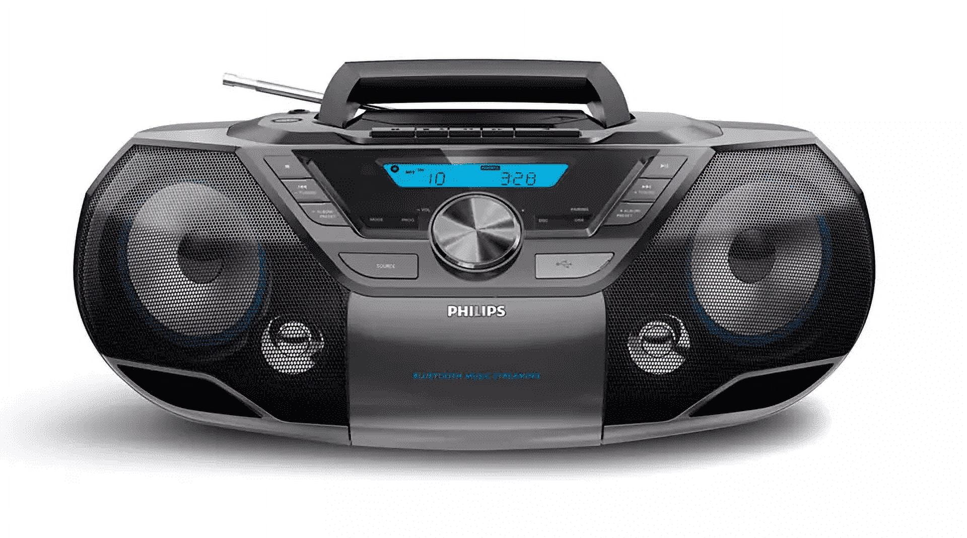 PHILIPS Portable CD Soundmachine, Bluetooth, MP3, USB, FM Radio, Home ...