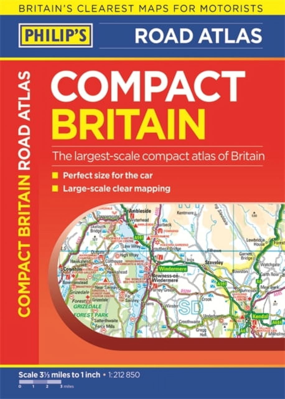 PHILIPS COMPACT BRITAIN ROAD ATLAS - Walmart.com