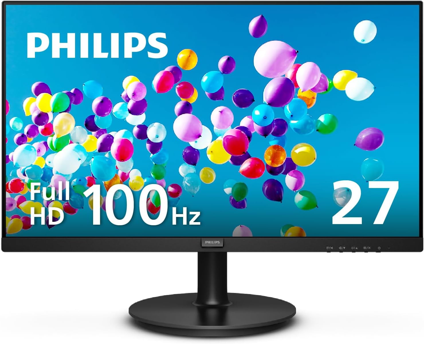 PHILIPS Computer Monitor 271V8LB 27" Thin FHD 1920x1080 100Hz Monitor ...