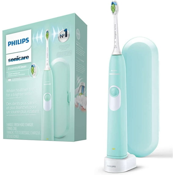 PHILIPS Sonicare EssentialClean Electric Toothbrush, Rechargeable ...