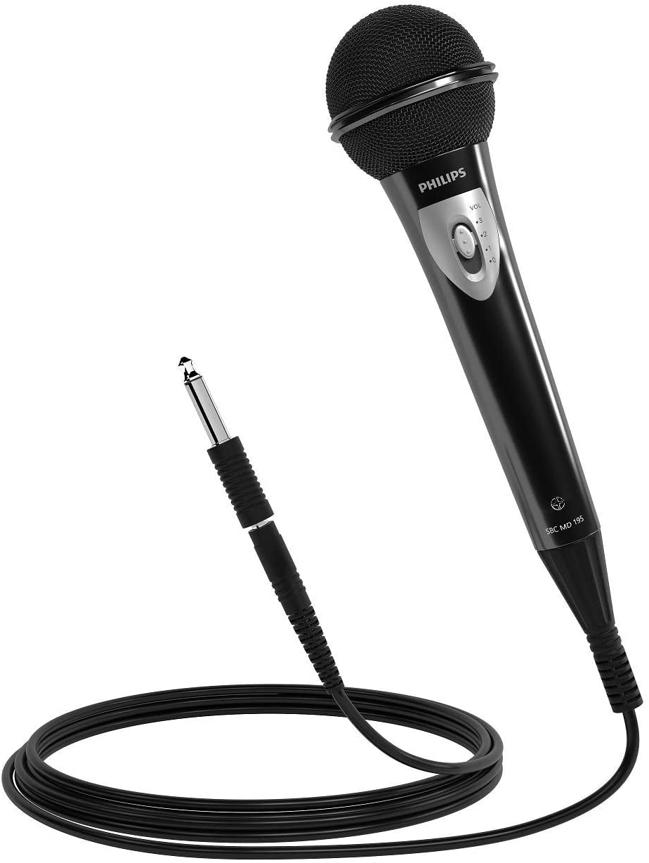 PHILIPS Vocal Dynamic Microphone, Wired Mic for Vocal and Singing ...