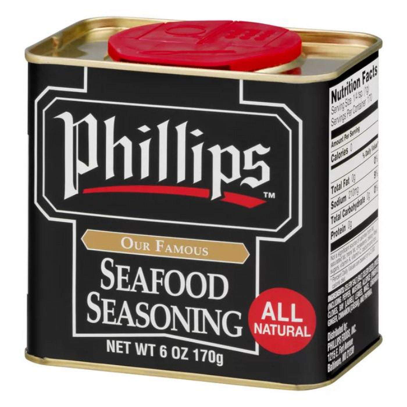 PHILLIPS SEASONING SEAFOOD 6 OZ - Pack of 12 - Walmart.com