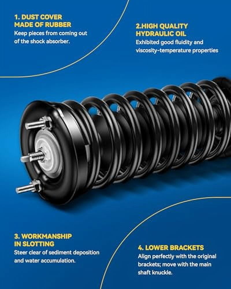 PHILTOP Front Struts Fit for PT Cruiser 2001 2002 2003 2004 2005 2006 ...