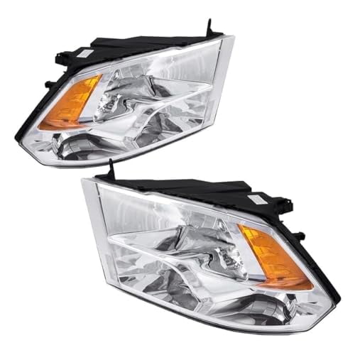 PHILTOP Headlight Assembly Compatible with 2009-2023 Ram1500/2500/3500 ...