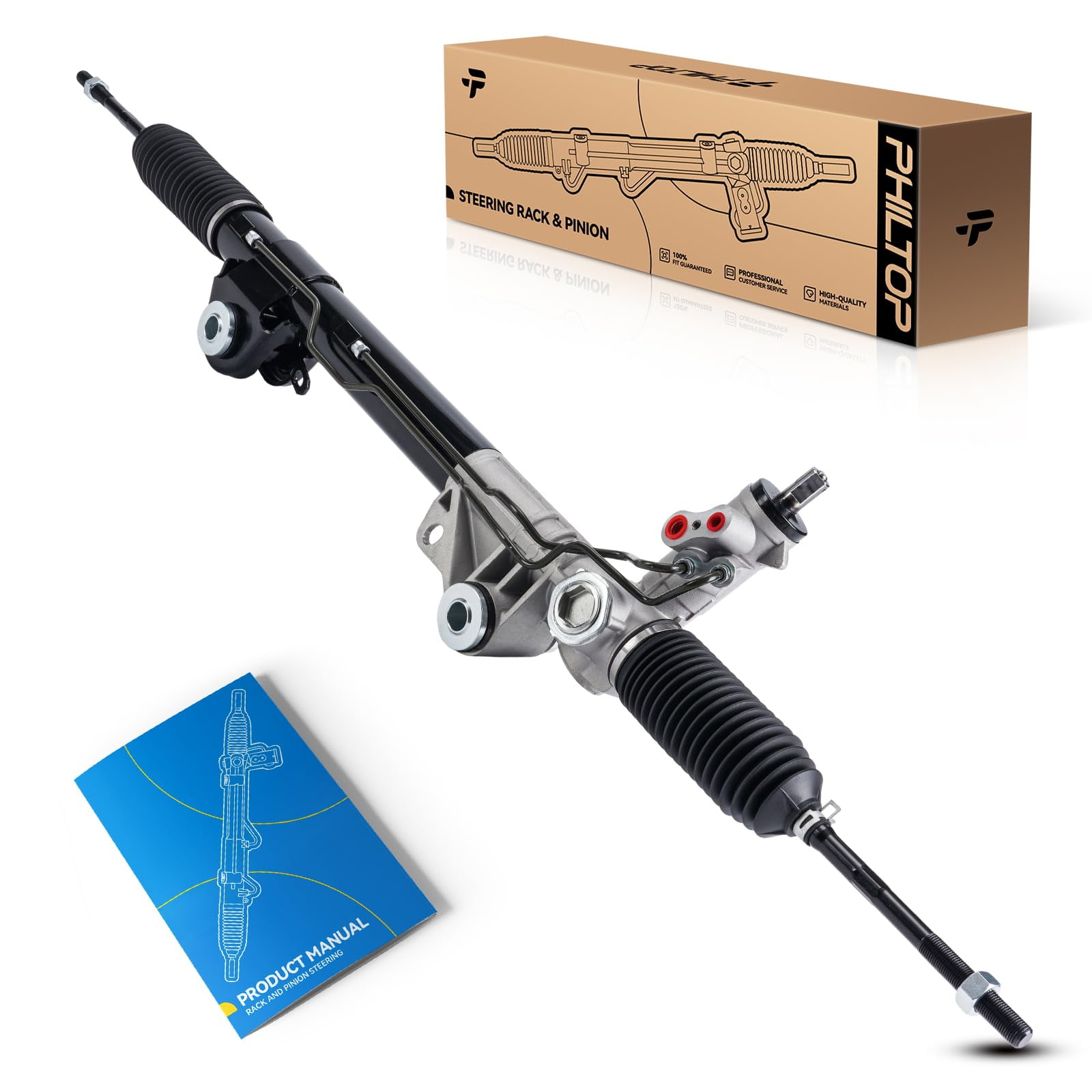 PHILTOP Hydraulic Power Steering Rack and Pinion Fit for 2011-2014 ...