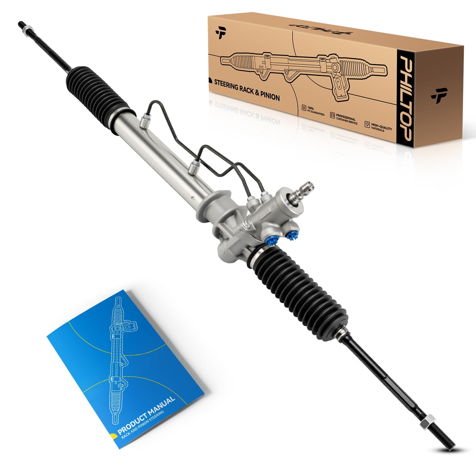 PHILTOP Hydraulic Power Steering Rack and Pinion for 2010-2022 4Runner ...