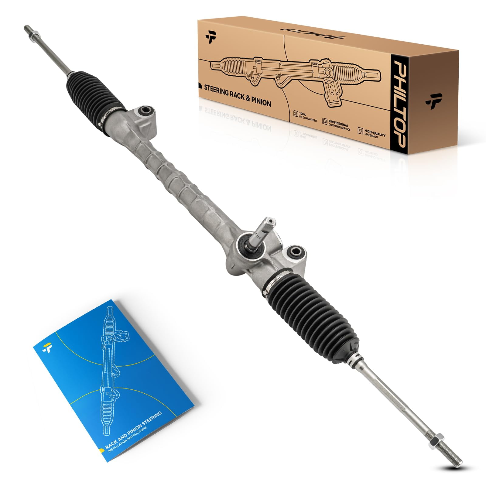 PHILTOP Power Steering Rack and Pinion Compatible with Chevy Cobalt ...