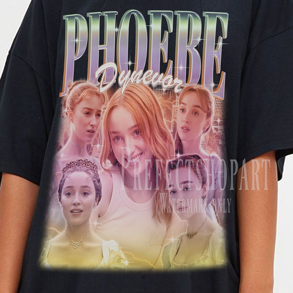 PHOEBE DYNEVOR Vintage Shirt, Phoebe Dynevor Homage Tshirt, Phoebe Dynevor Fan Tees, Phoebe ...