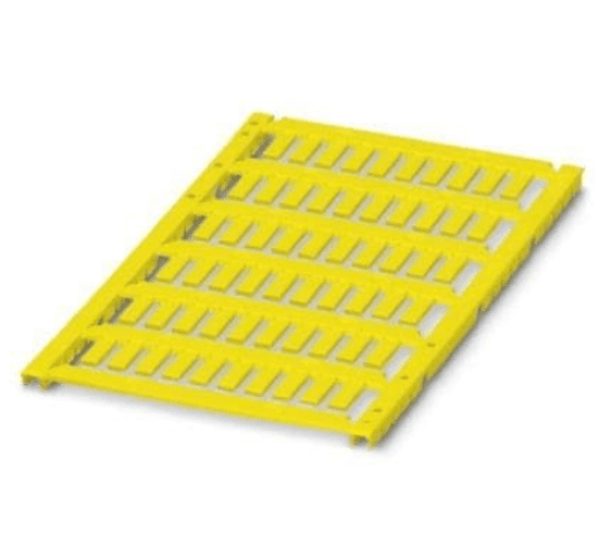 PHOENIX CONTACT 0801431, Wire Labels & Markers UCT-WMT 10x4 YL ...