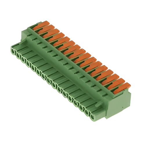 PHOENIX CONTACT 1110600, PCB connector, Female, 1row 16pos, 5.08mm Pitch, 26-12AWG, Lever Push ...