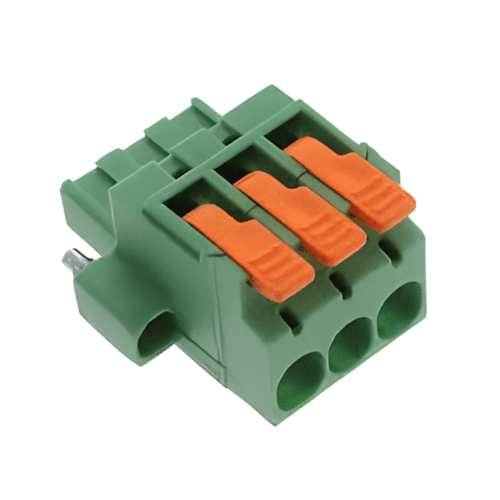 PHOENIX CONTACT 1110629, PCB connector, Female, 1row 3pos, 16A 320V, 26-12AWG, Lever Push-in ...