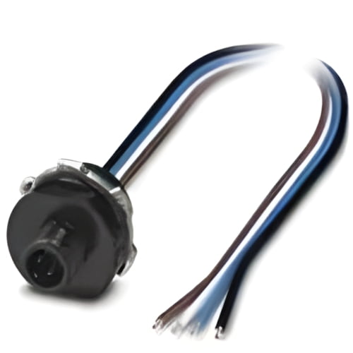 PHOENIX CONTACT 1421081, Sensor / Actuator Cable Assembly M12 1/2-14 ...