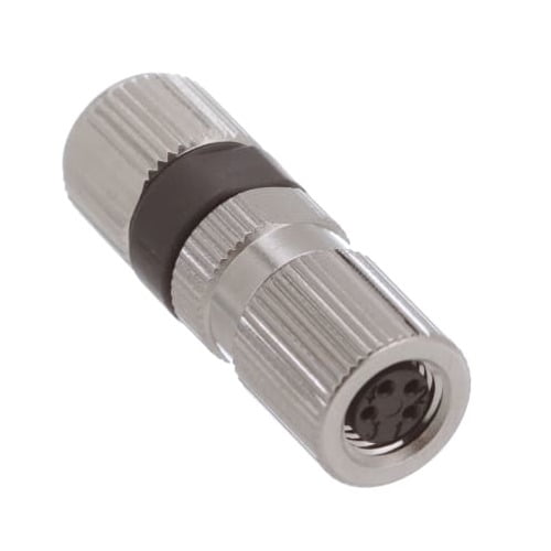 PHOENIX CONTACT 1506781, Connector, Str M8 F 4pos, cable dia 3-5mm ...