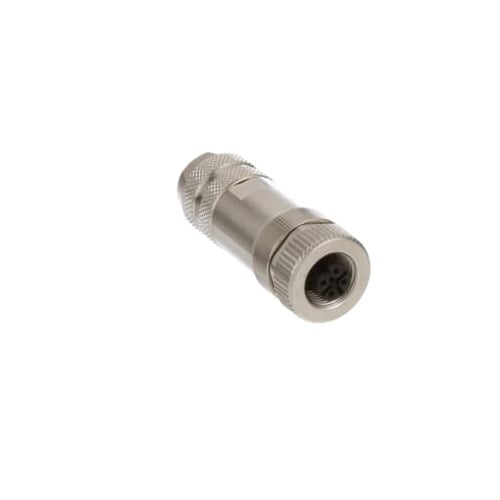 PHOENIX CONTACT 1694295, Connector, Str M12 F 4pos, gland Pg7, cable ...
