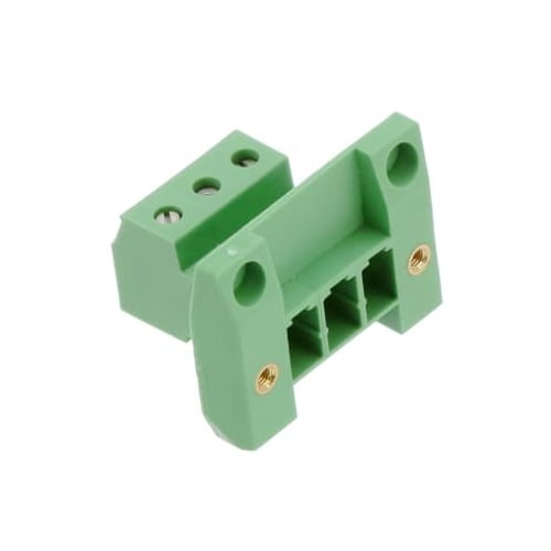 PHOENIX CONTACT 1840560, Feed-Thru PCB header, Male, Screw 7.62mm 10AWG 630V 20A, 1row 3 Pos ...