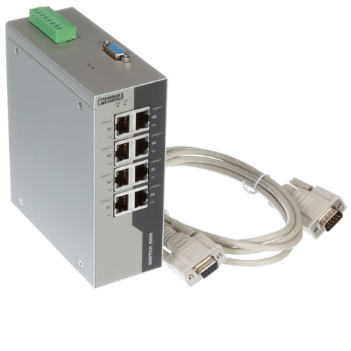 PHOENIX CONTACT 2891031, Ethernet Modules Managed Ethernet Switch 10/ ...