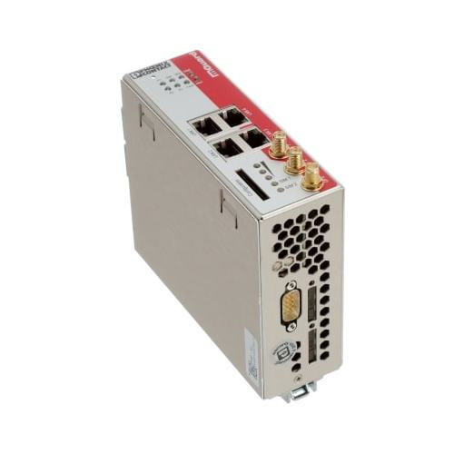 PHOENIX CONTACT 2903588, Router, 4 Ports, RS-232, DIN Rail Mt, 4G, GPS ...