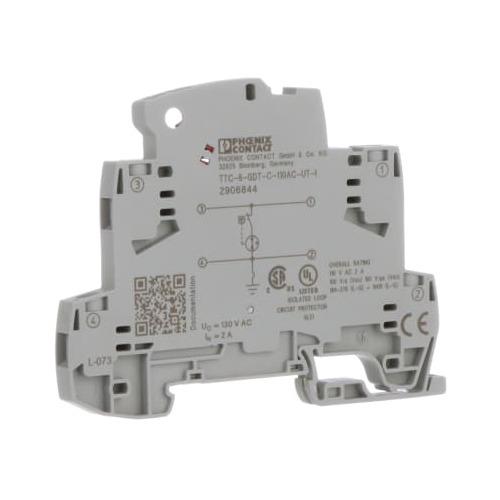 PHOENIX CONTACT 2906844, Surge protector;DIN Rail;Screw Terminals ...
