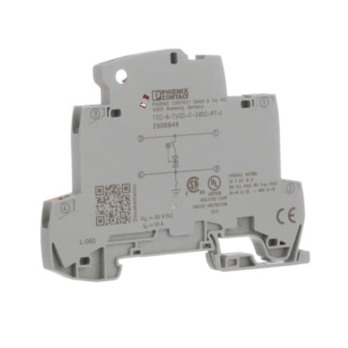 PHOENIX CONTACT 2906848, Surge protector;DIN Rail;24VDC;TTC-6-TVSD-C ...