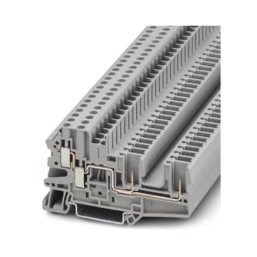 PHOENIX CONTACT 3060296, Feed-Thru Terminal Block, 1row 4conn, 26-10AWG ...