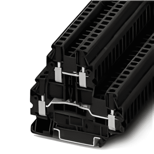 PHOENIX CONTACT 3074282, DIN Rail Terminal Blocks UTTB 4-PE BK ...