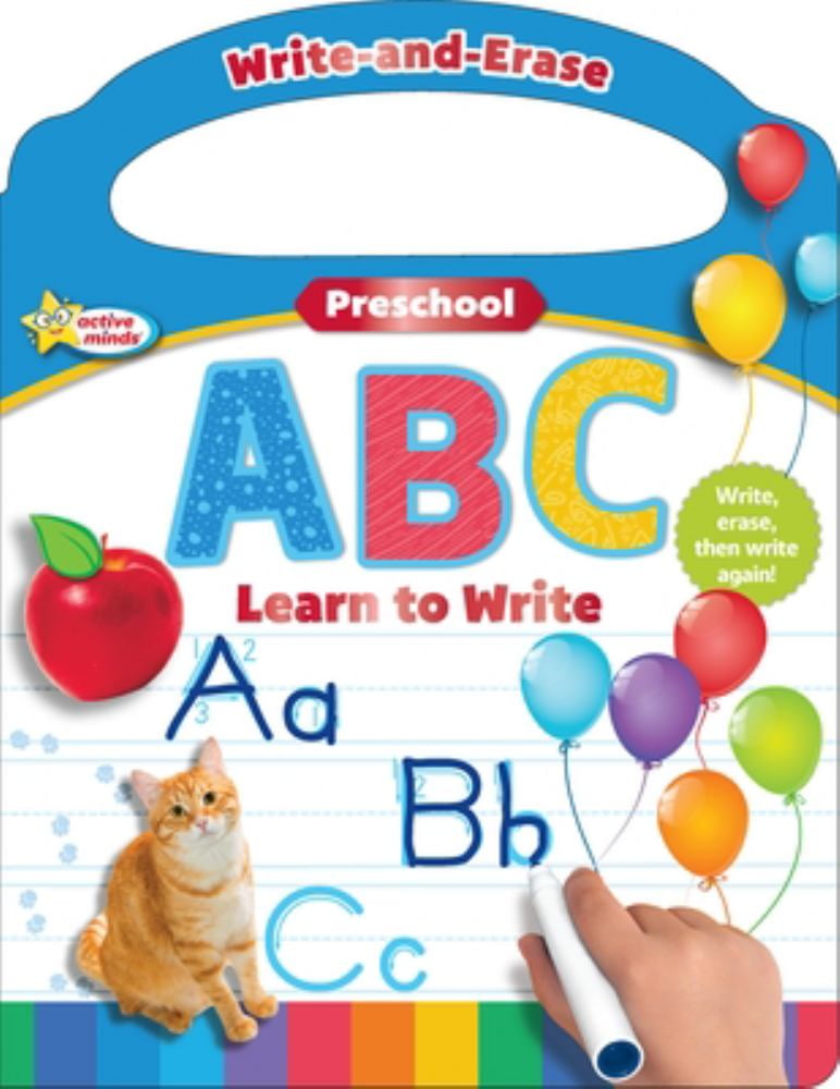 PHOENIX INTL: Active Minds Write-And-Erase Preschool ABC: Learn to ...