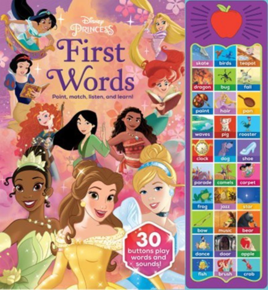 Disney Princess: First Words Sound Book (Hardcover) - Walmart.com