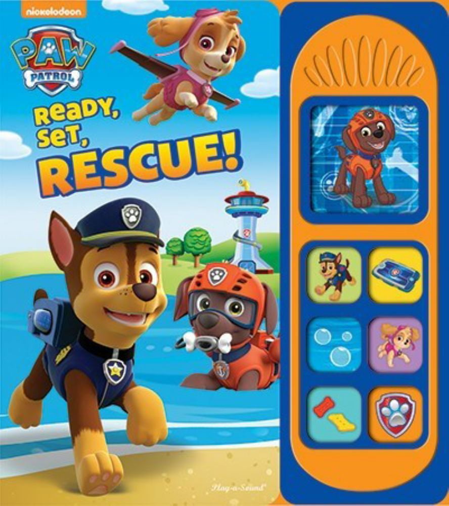PAW Patrol: Ready, Set, Rescue! Sound Book (Board Book) - Walmart.com