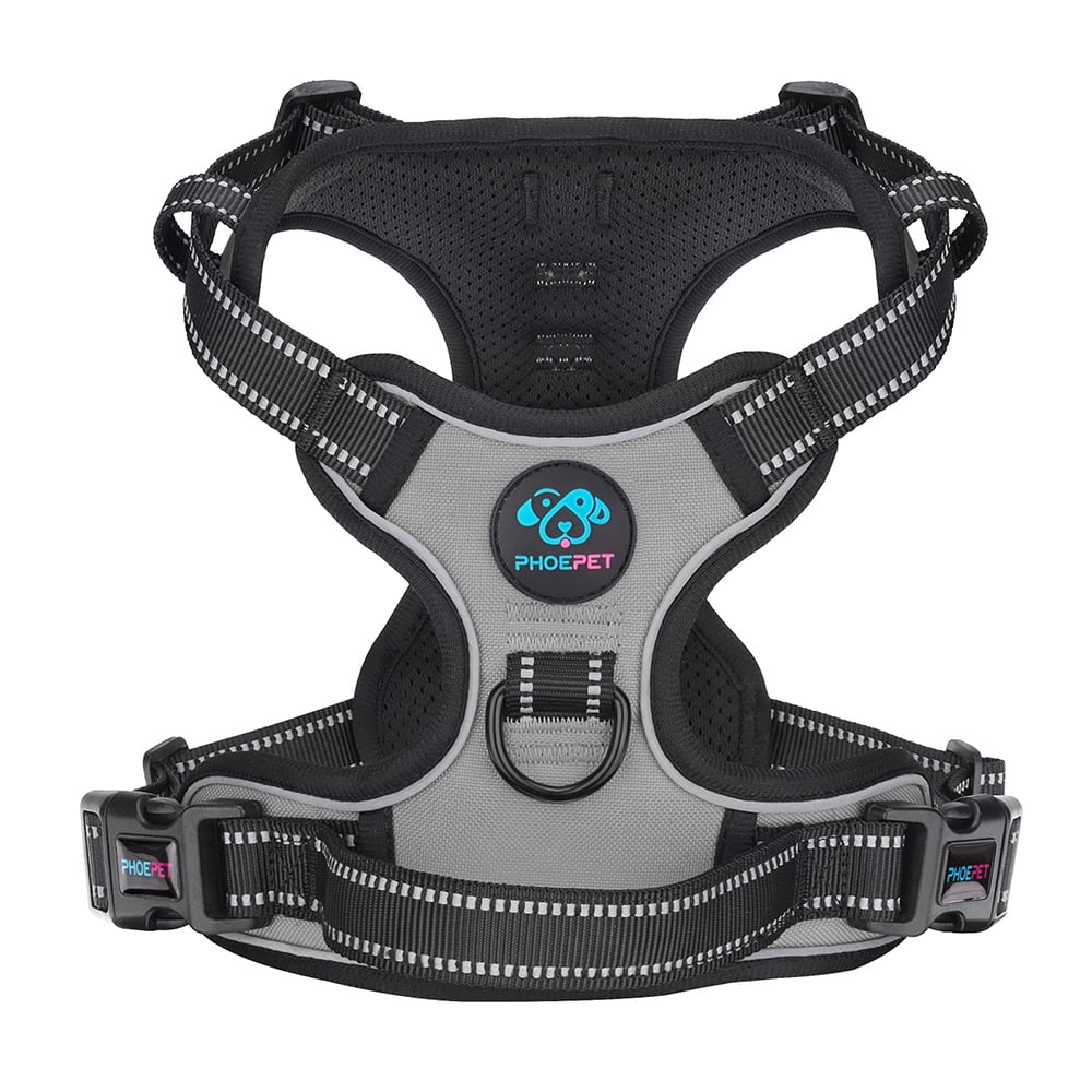 PHOEPET No Pull Dog Harness Medium Reflective Front Clip Vest with ...