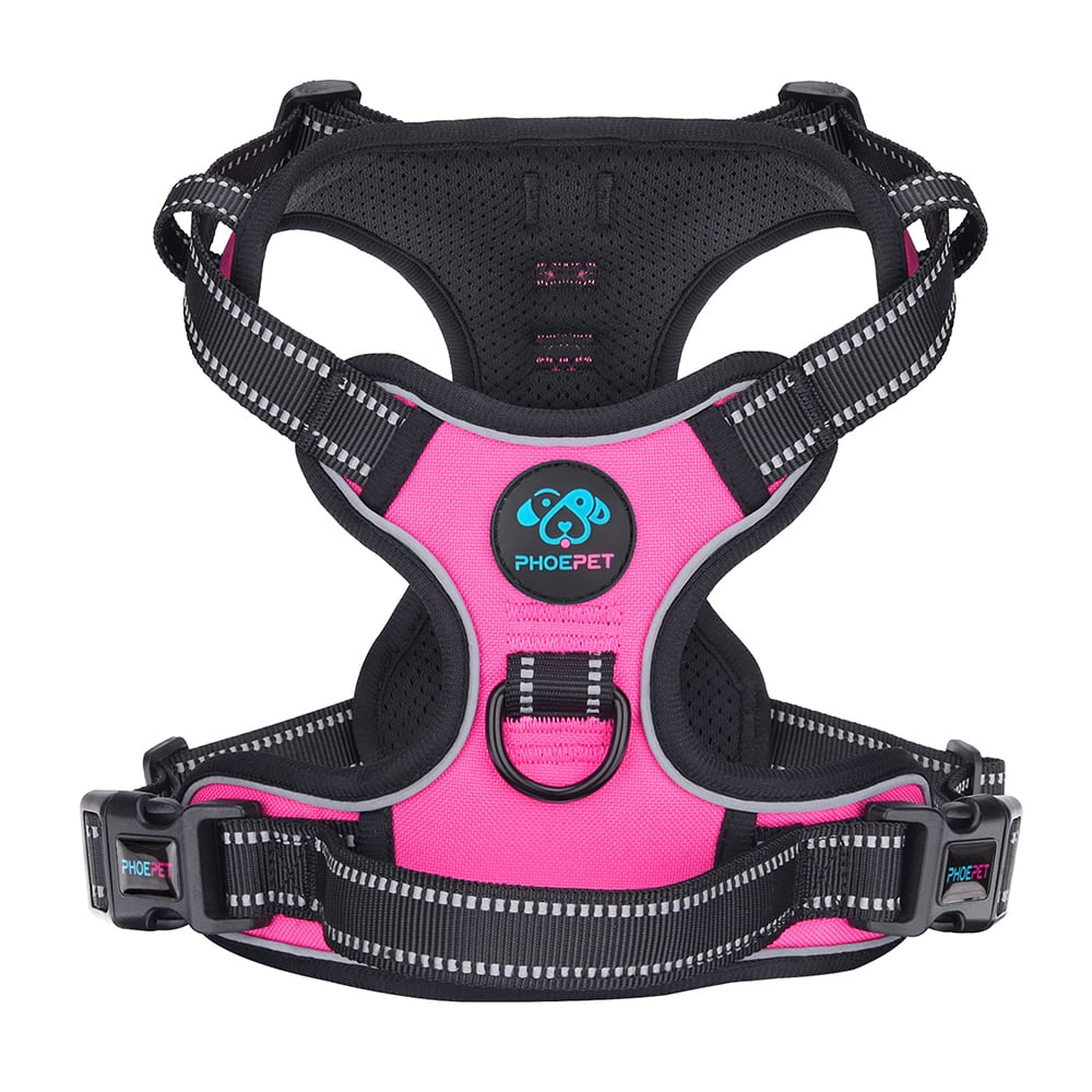 PHOEPET No Pull Dog Harness Medium Reflective Front Clip Vest with ...