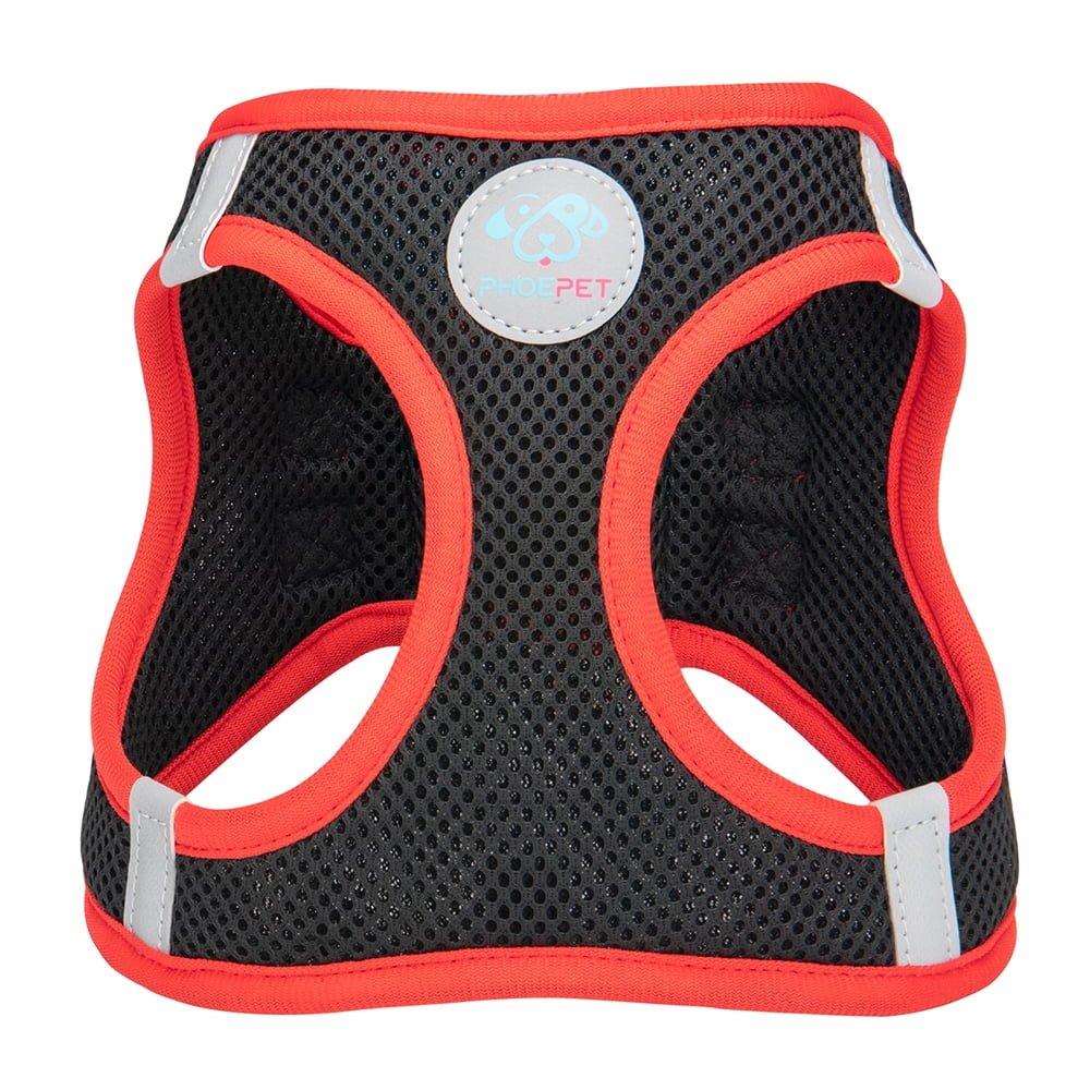 PHOEPET Step-in Dog Harness,Reflective Adjustable Dog Vest Harness ...