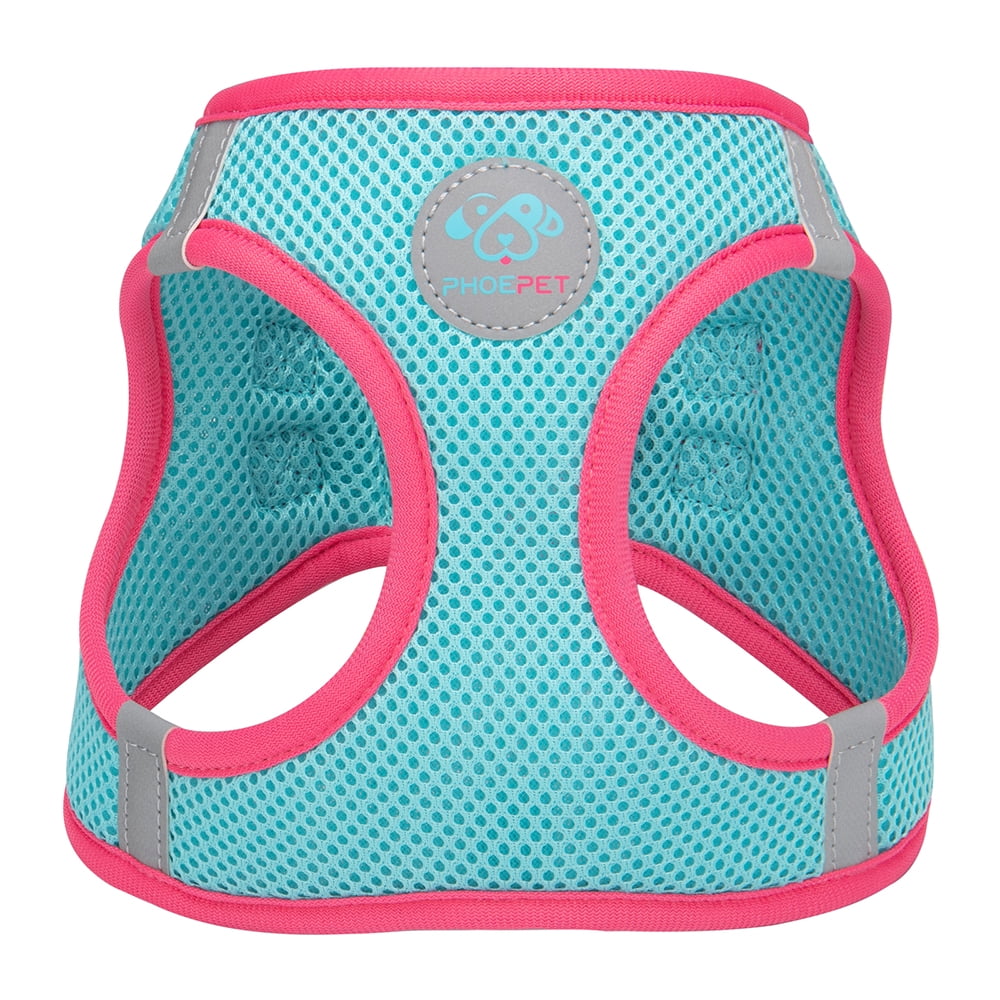 PHOEPET Step-in Dog Harness,Reflective Adjustable Dog Vest Harness ...
