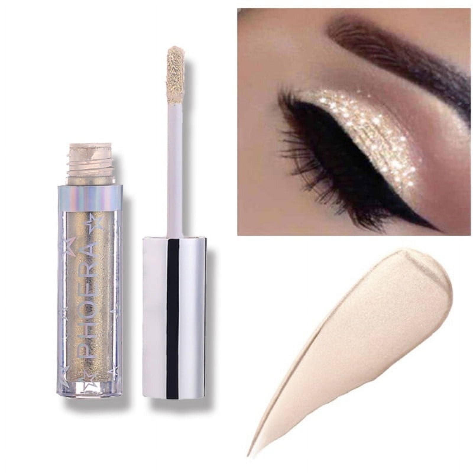 PHOERA 12 Colors Long Lasting Waterproof Shining Shimmer Glitter Liquid ...