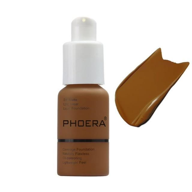 Phoera Foundation Long Lasting Waterproof Oil Full Coverage Flawless
