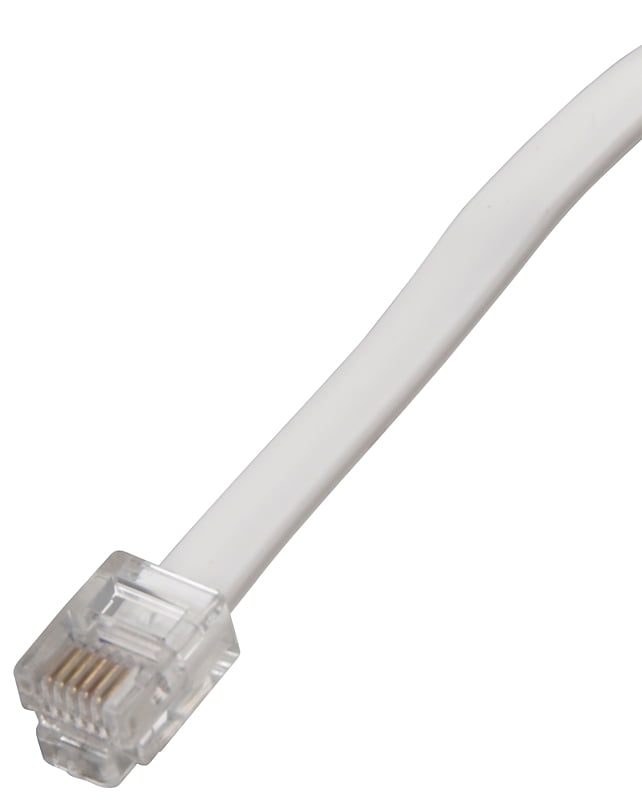 PHONE LINE CORD 25FT WHITE - Walmart.com