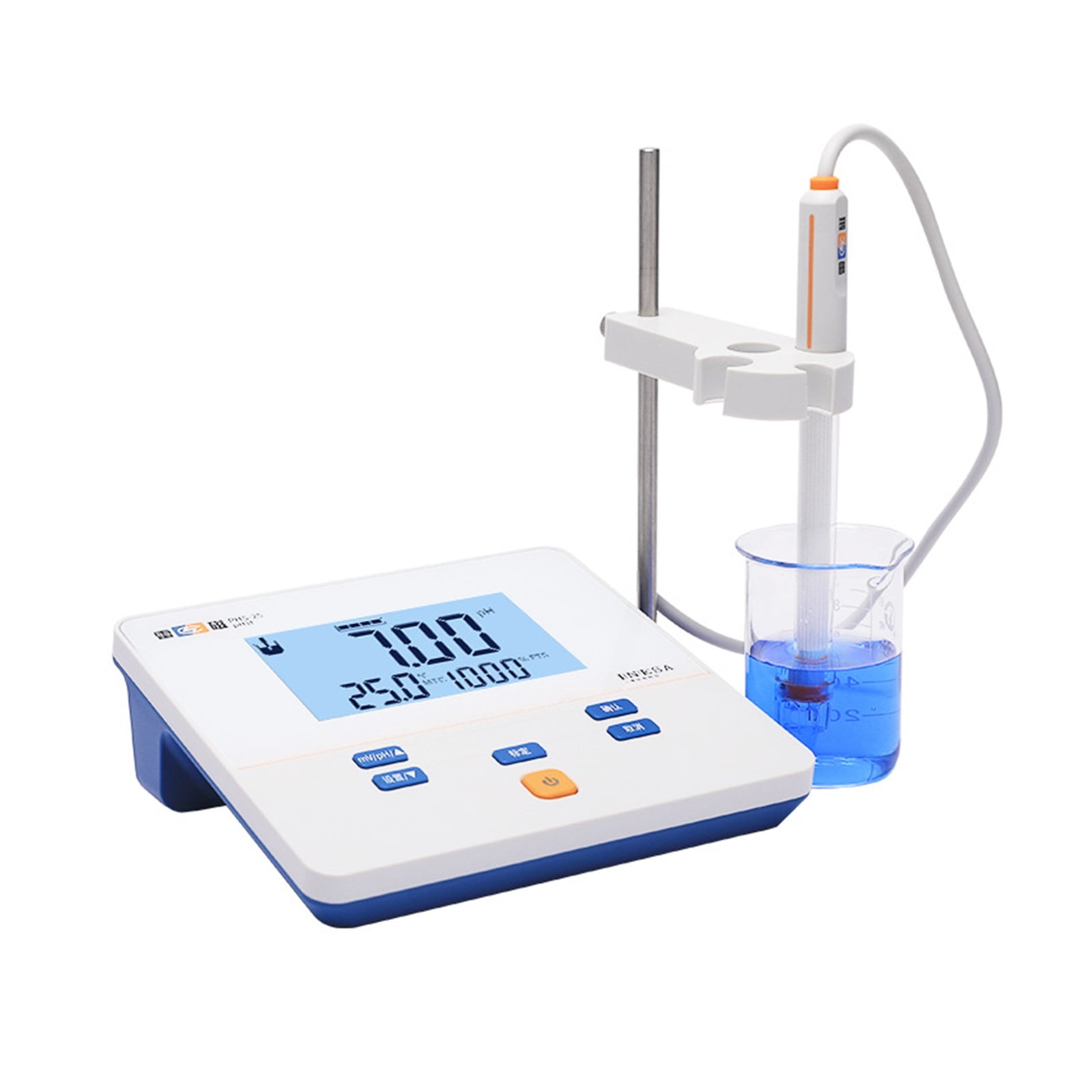 PHS-25 Digital pH Meter for Laboratory Use | Manual Temperature Compensation | Accurate Acidity ...