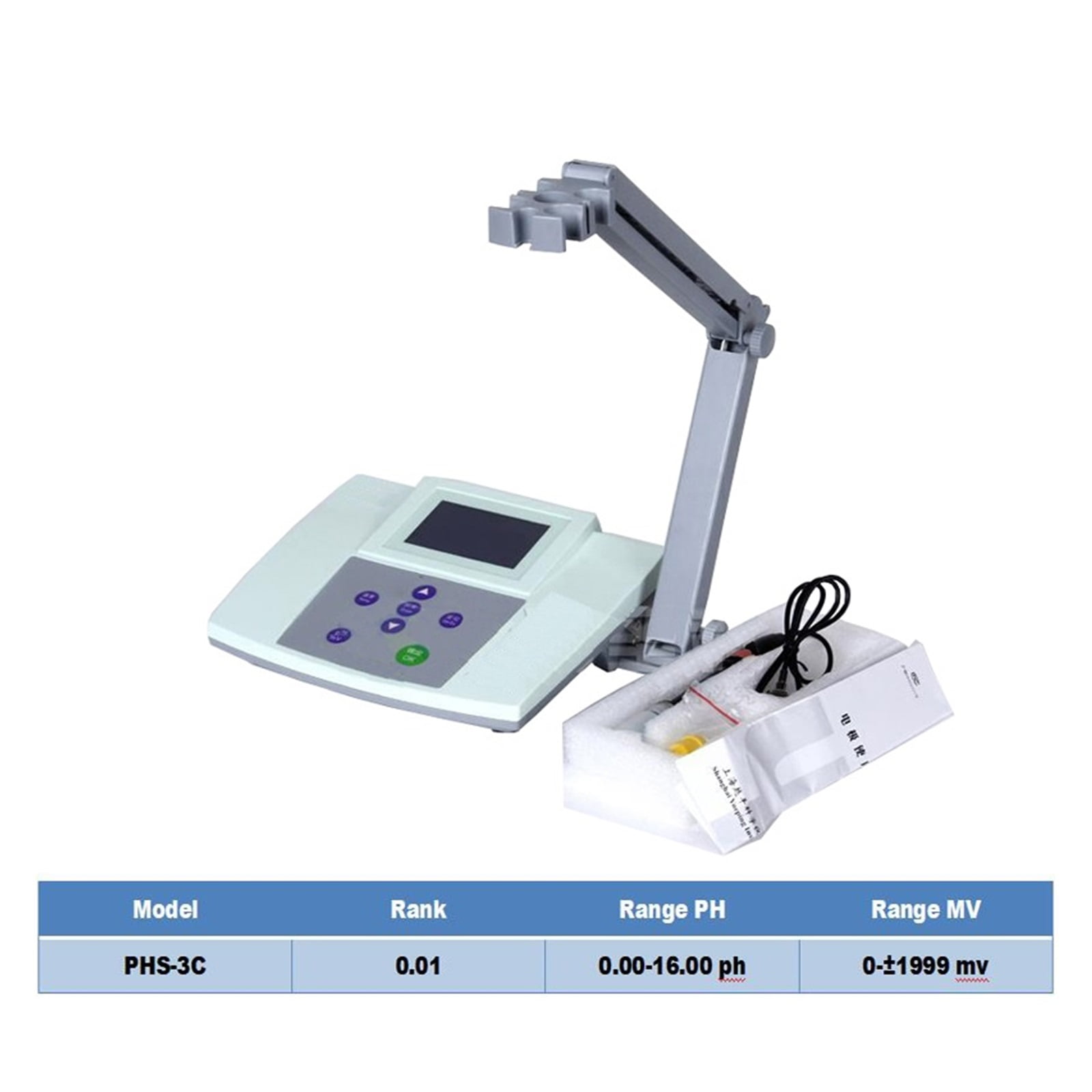 PHS-25 Lab Digital Ph Meter Laboratory Digital Table Acidity Meter PH ...
