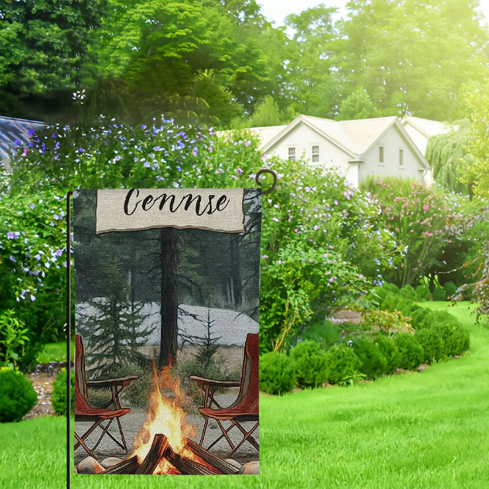 PHYHOO Camping Garden Flag for Camper , Welcome to Our Camper Flag ...