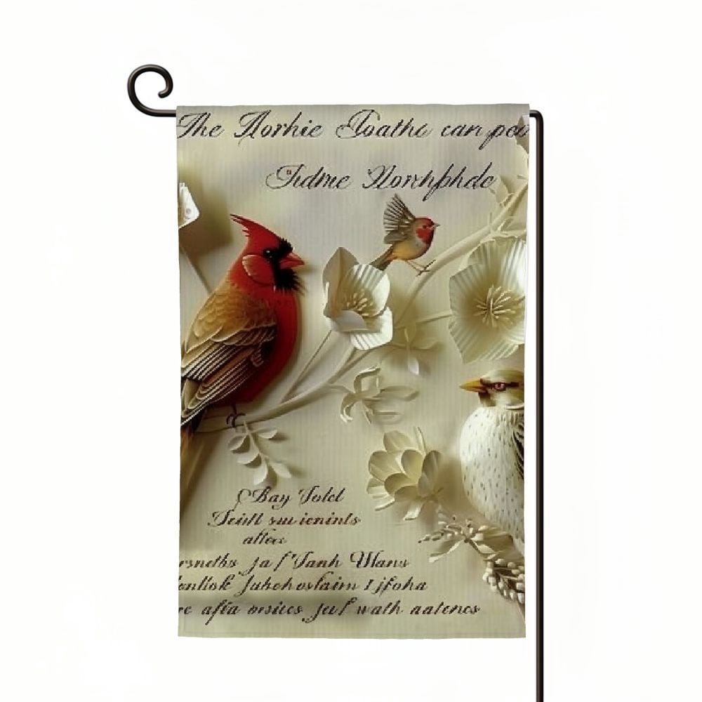 PHYHOO Cardinal Memorial Garden Flag Double Sided, A Letter From Heaven ...