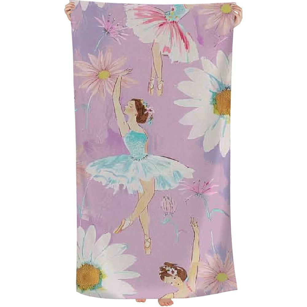 PHYHOO Dance Dancer Oversized Quick Dry Microfiber Beach Towel ...