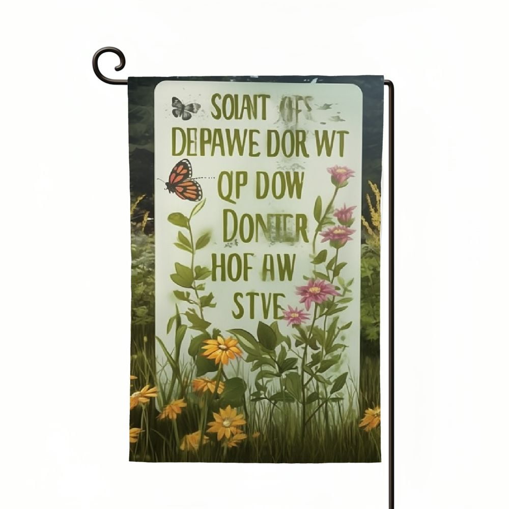 PHYHOO Do Not Mow Do Not Spray Native Plants Garden Flag Pollinator ...