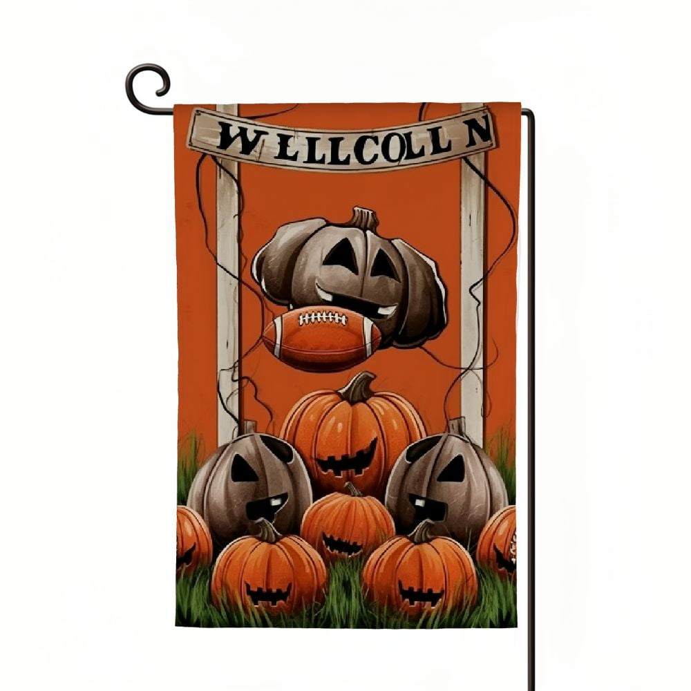 PHYHOO Fall Football Welcome Garden Flags Vertical Double Sided ...